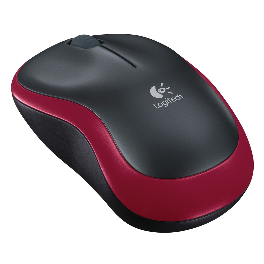 Logitech M185 Optical Mouse (Red, Wireless) (LOGM185BLKRED) – Stokostos.gr